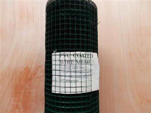 Gaas PVC zwart 19x19x100cmx25m, 1.5mm - Webshop - Houthandel van der Hoek